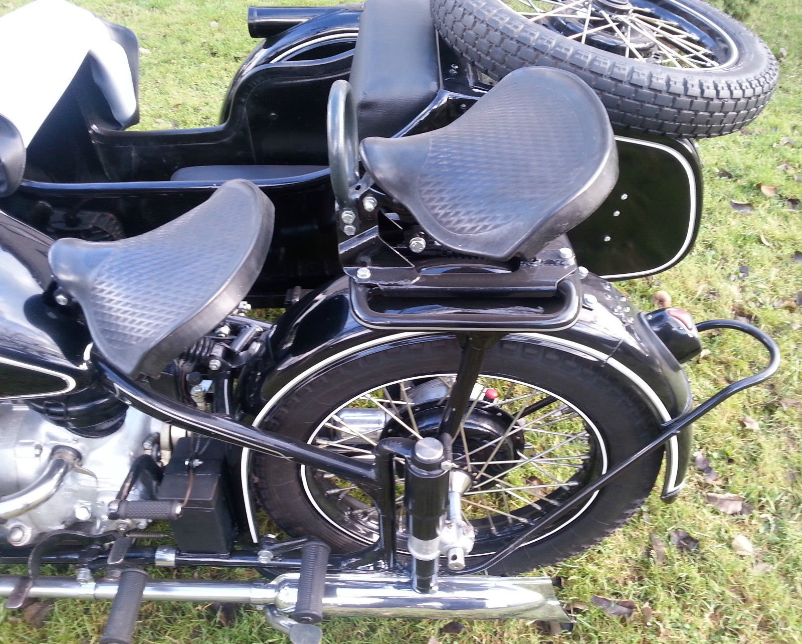 M-72 – USSR authentic military sidecar, 1952. Professional restoration ...