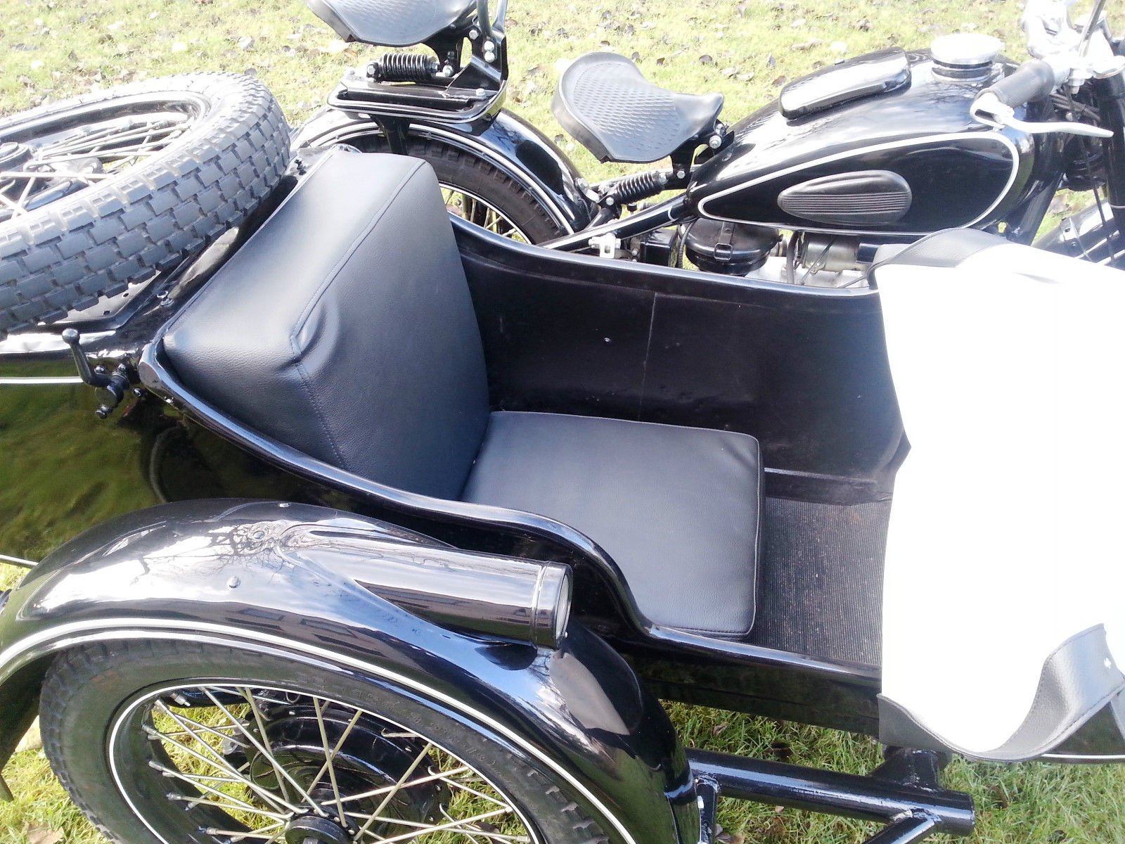 M-72 – USSR authentic military sidecar, 1952. Professional restoration ...