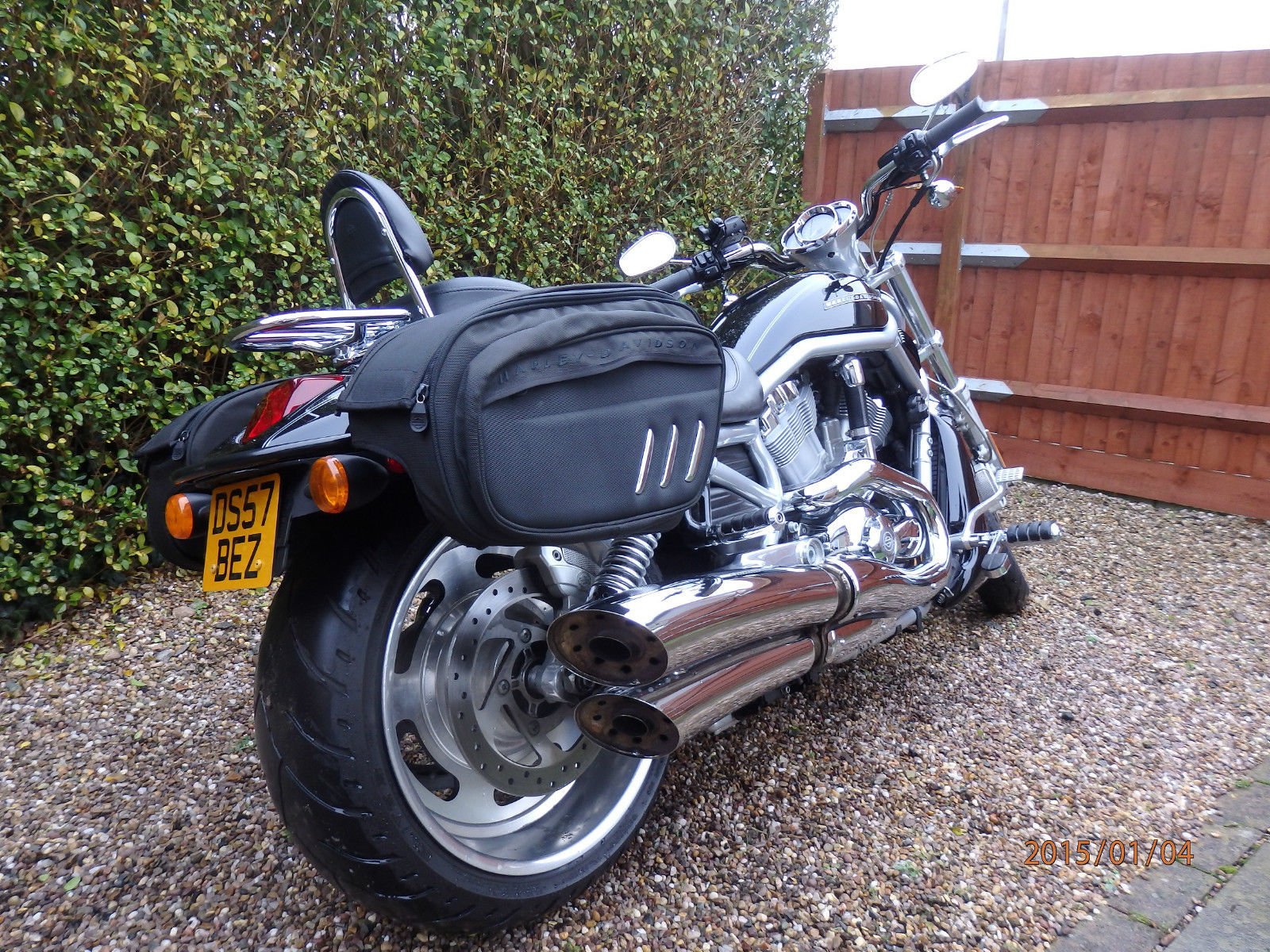 2007 Harley-Davidson VRSCAW V-Rod 1250cc, 240 Rear, Black