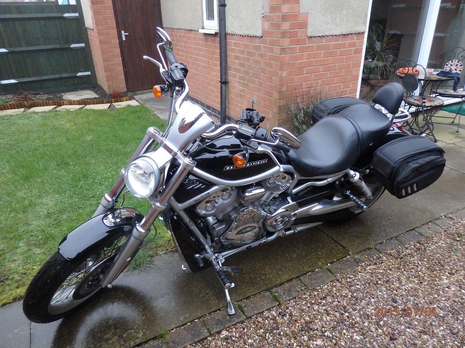 2007 Harley-Davidson VRSCAW V-Rod 1250cc, 240 Rear, Black