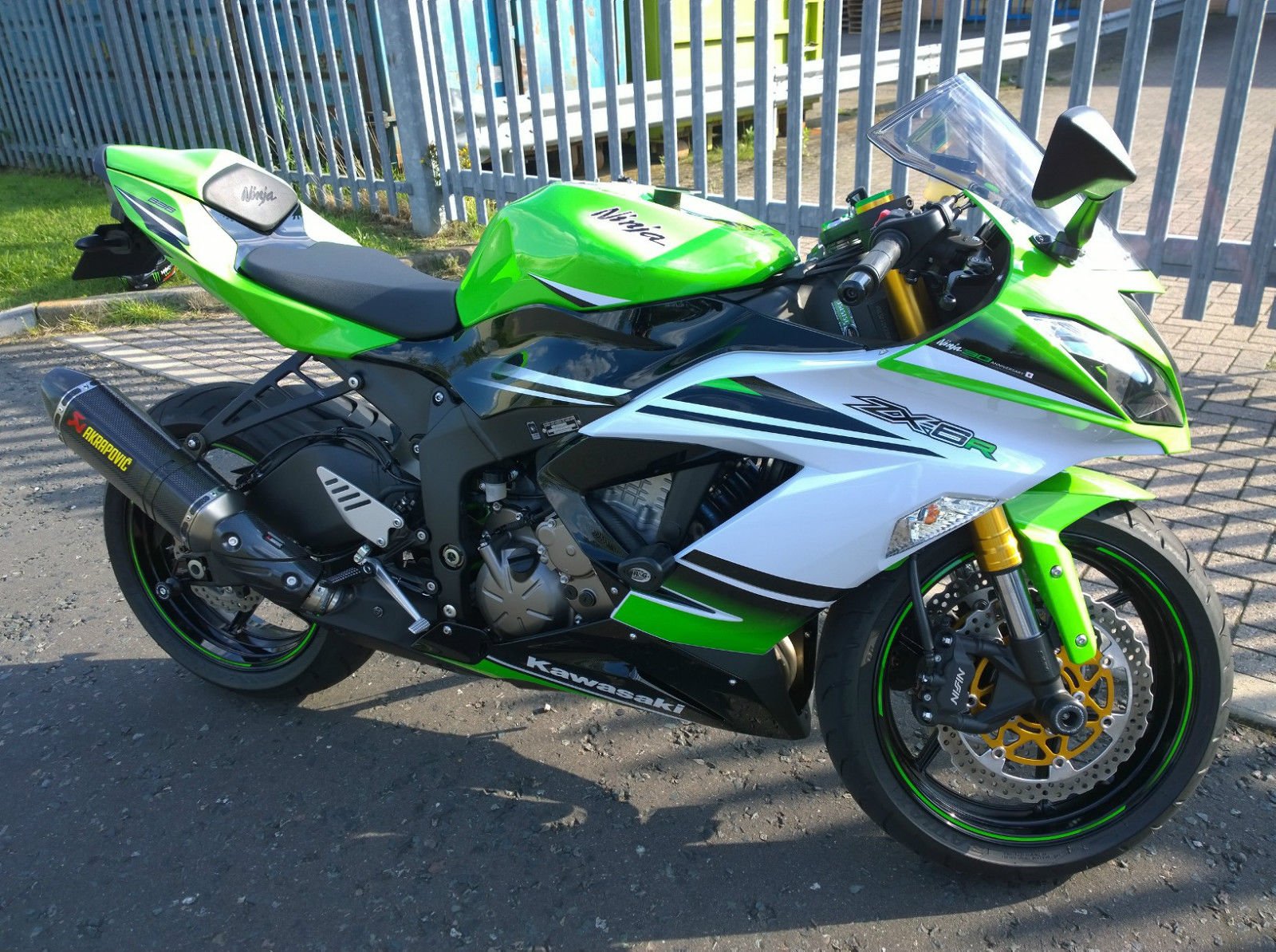 Kawasaki NINJA ZX6-R 636cc 30th Anniversary Edition 2015 Model Fully Loaded