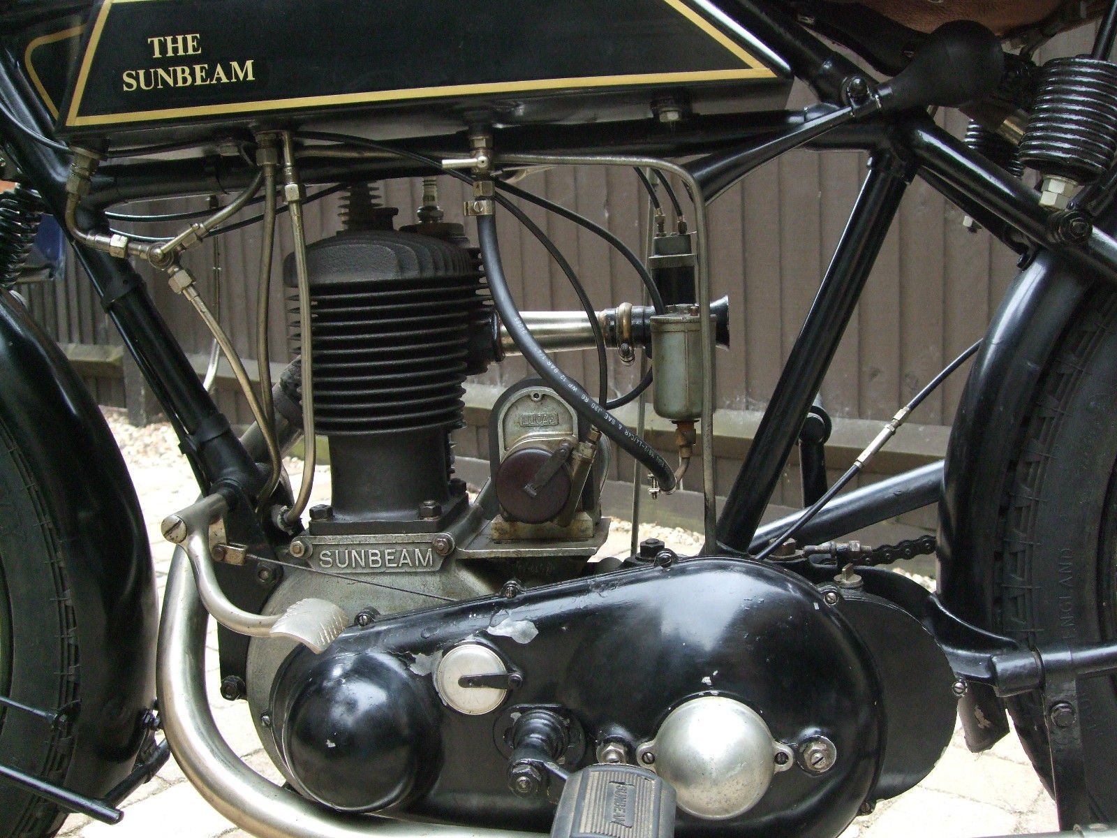 1926 Sunbeam Long Stroke Model 6 Vintage Classic Motorcycle