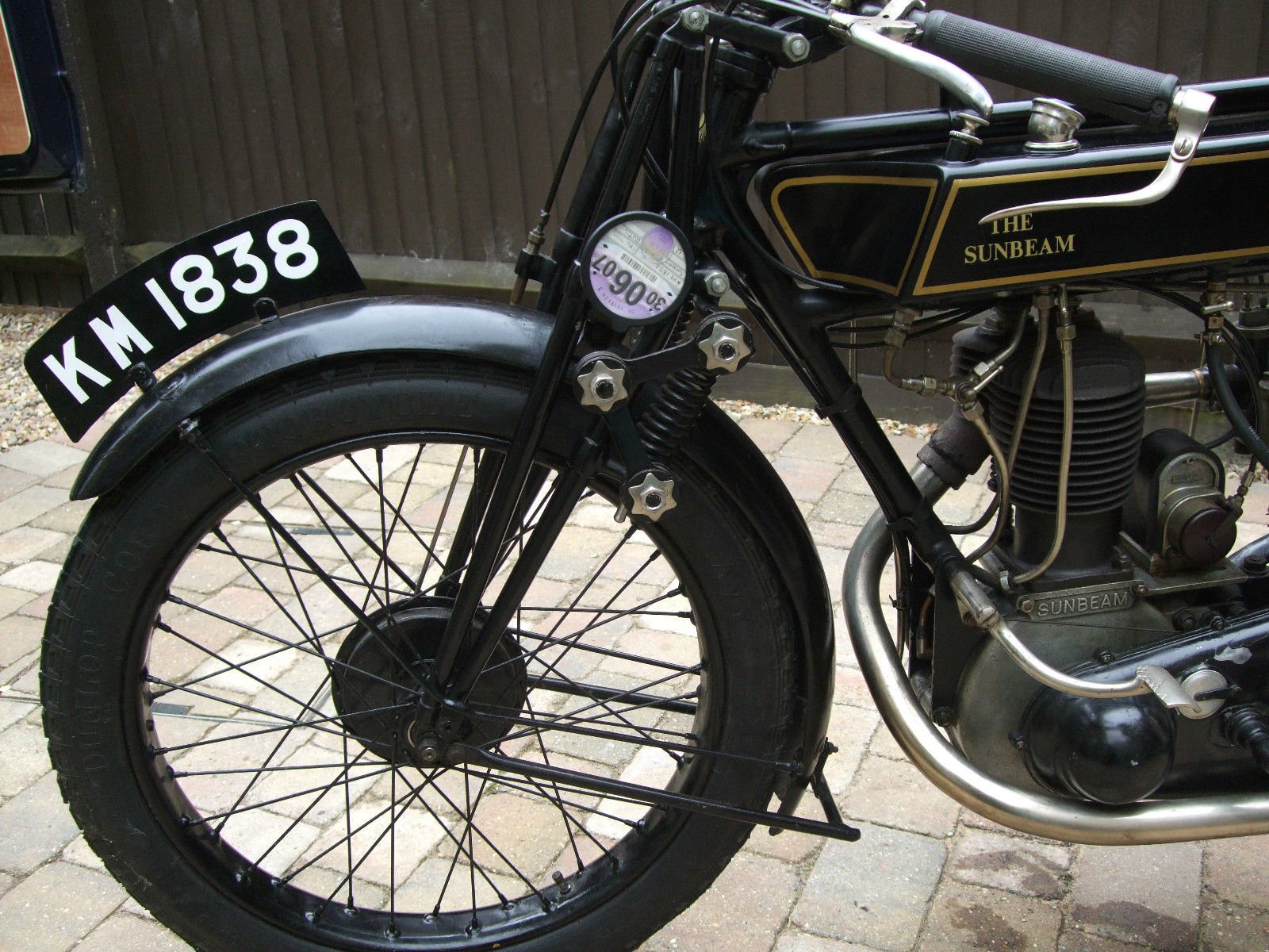 1926 Sunbeam Long Stroke Model 6 Vintage Classic Motorcycle