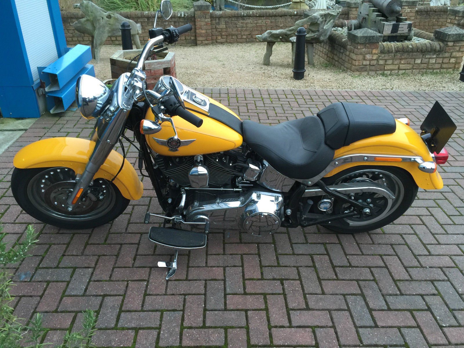 Harley-Davidson FLSTF Fatboy 2012 Yellow 1690cc, Low Mileage Hardly Used