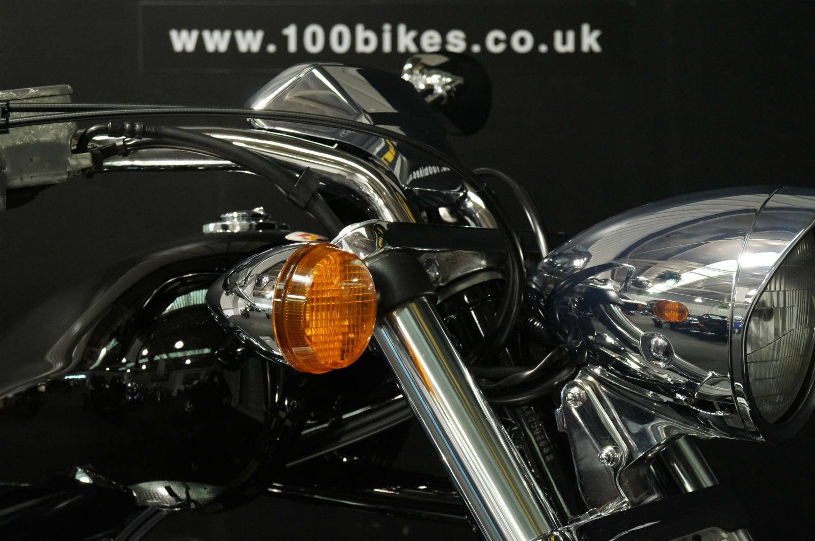 Honda VT 1300 CX-A Fury Custom Chopper Black, Vance & Hines exhaust ...