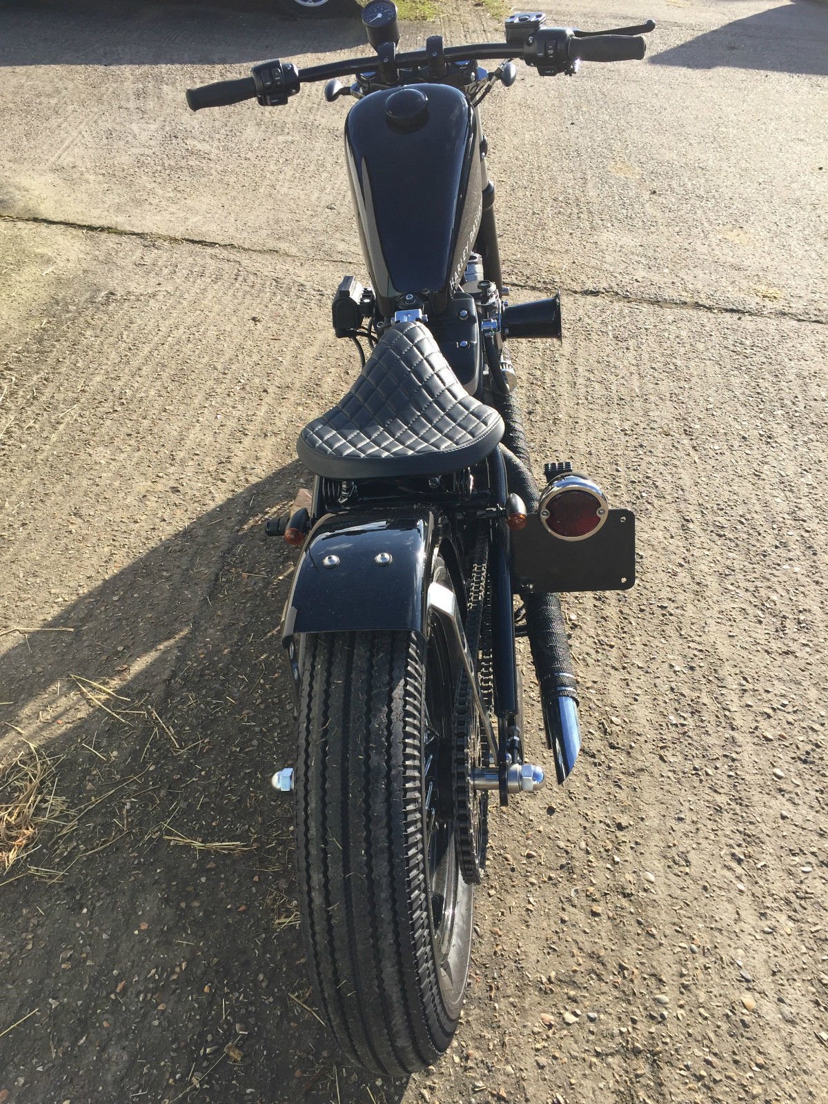 Harley-Davidson sportster bobber, custom built hardtail/rigid by Jones ...