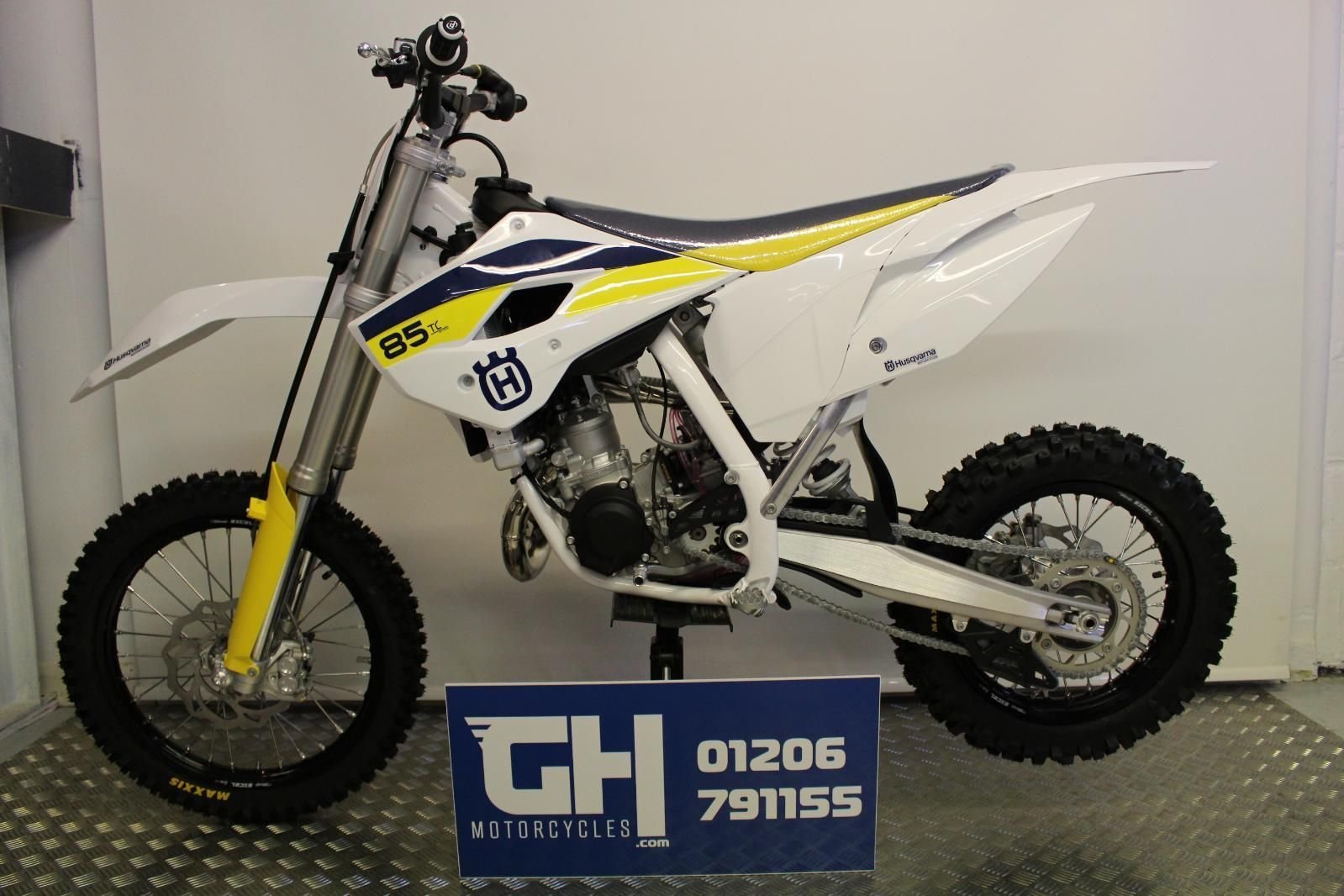 Husqvarna TC85 B/W 85cc Moto Cross White