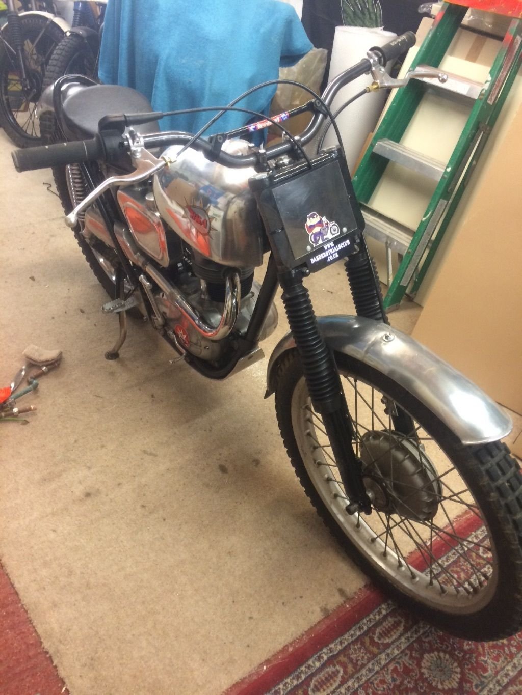 BSA C15 trials bike pre 65 twinshock