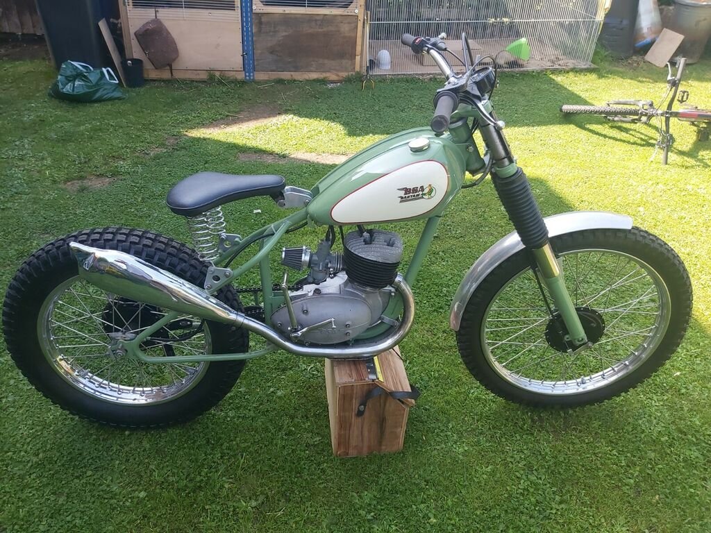 1950 BSA Bantam D1 Rigid trials